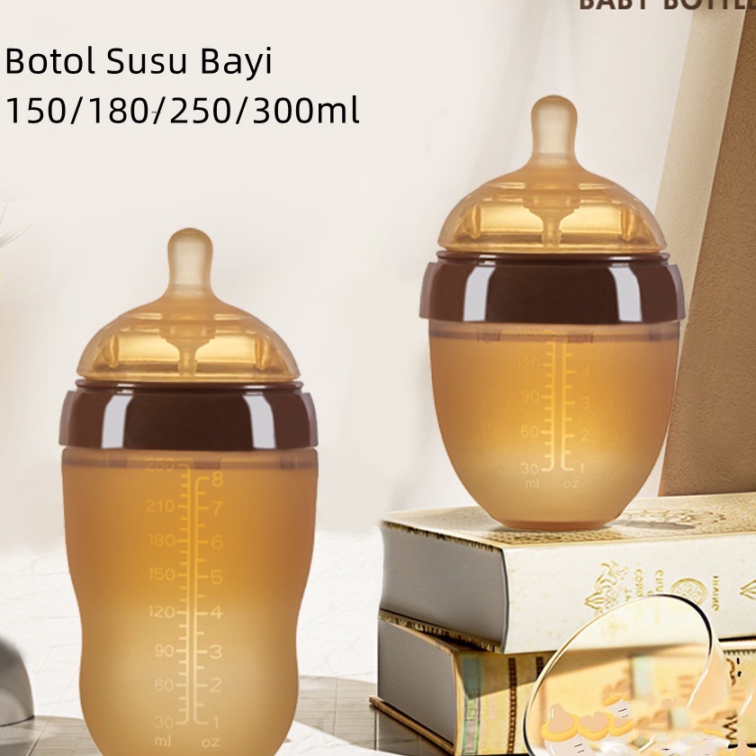 Jual [ R- U4) Momosee Botol Susu Bayi Piko Bello Anti Colic Dot Silicone Food Grade Anti Kolik ...