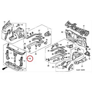 Jual Bullhead Assy TULANG BESI MESIN Jazz 2003-2008 ORIGINAL best deal ...