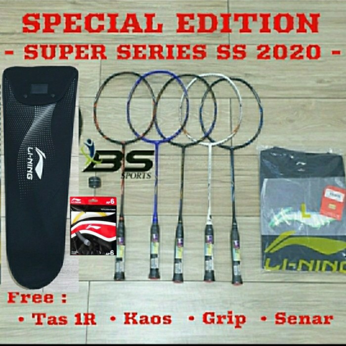 Jual RAKET BADMINTON LINING SUPER SERIES 2020 SS 2020 ORIGINAL 100% ...