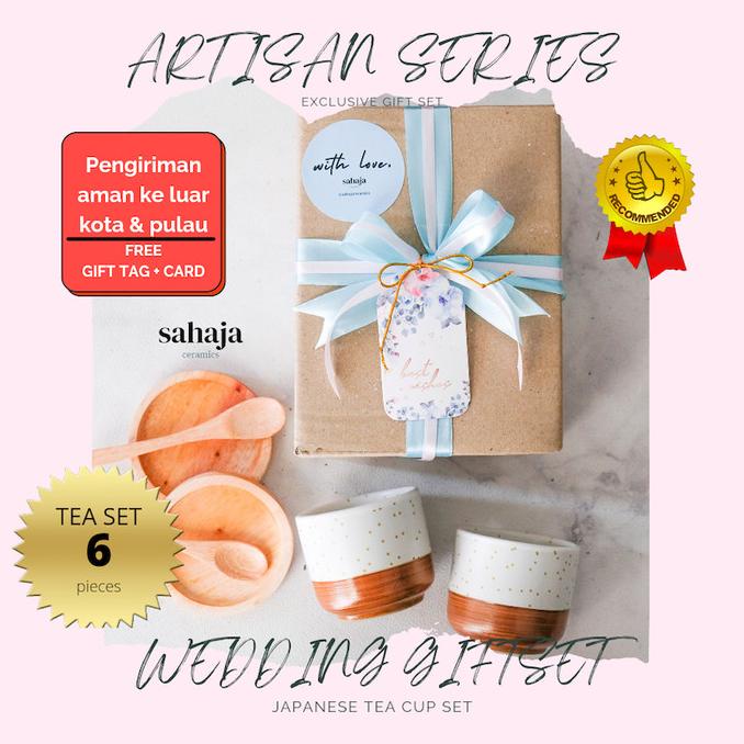 Jual Paket Hampers Wedding Gift Gelas Keramik Jepang Set Hadiah ...