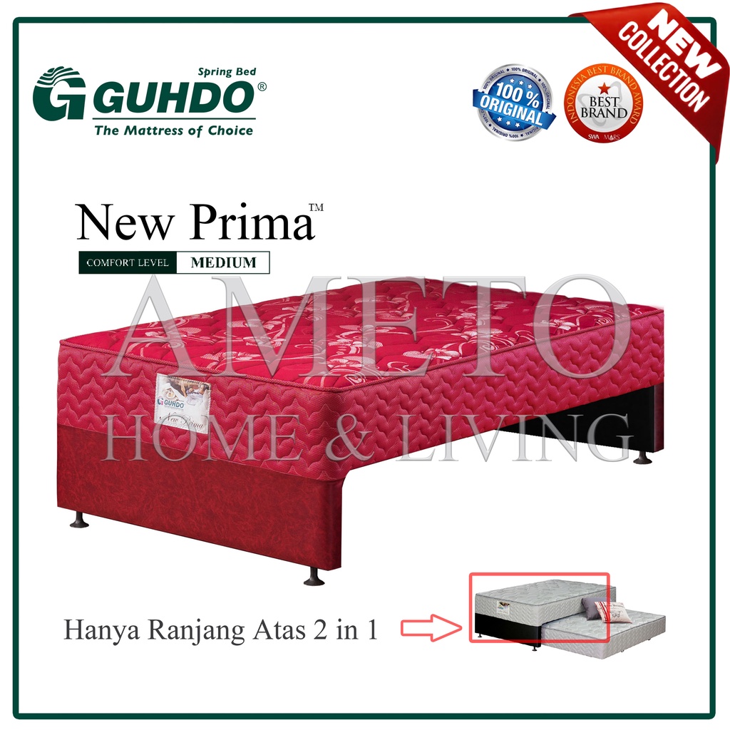 Jual Guhdo Springbed 2 in 1 New Prima 120x200 (HANYA RANJANG ATAS) | Shopee Indonesia