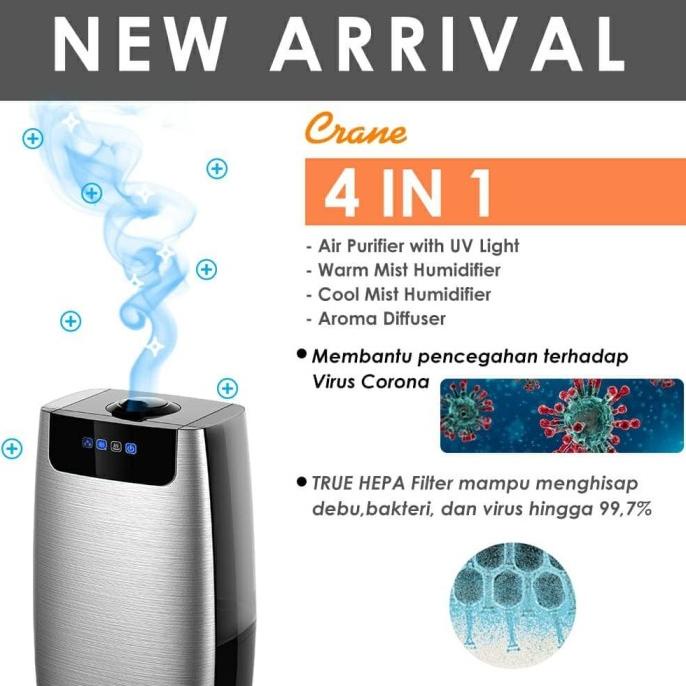 Jual Crane 4In1 True Hepa Humidifier Mencegah Virus Dan Bakteri ...