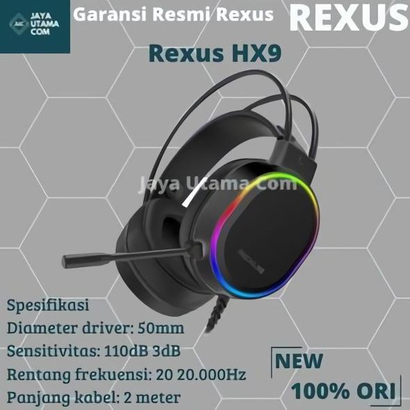Jual TER-UPDATE REXUS HEADSET GAMING THUNDERVOX HX9 ORIGINAL #ORIGINAL ...