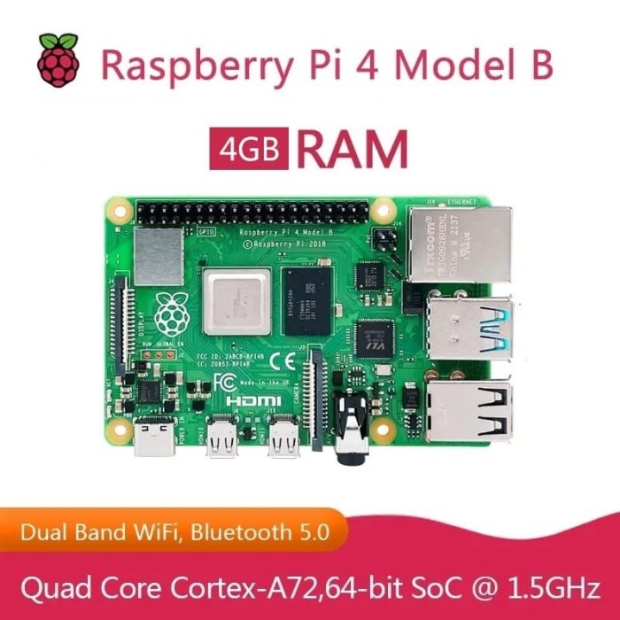 Jual Terlaris Raspberry Pi 4 Model B - 4Gb Ram | Shopee Indonesia