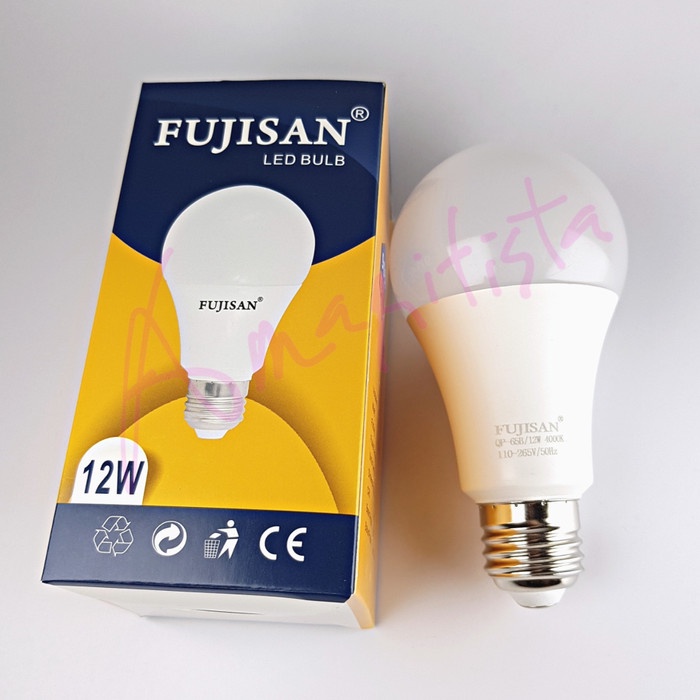 Jual lampu led bulb fujisan 12w 12 watt natural white 4000k e27 ...