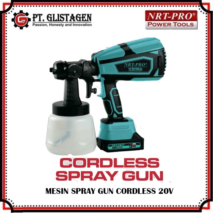 Jual Jual! Spray Gun Cordless 20V Sc820Hd Nrt-Pro / Alat Semprot Cat ...