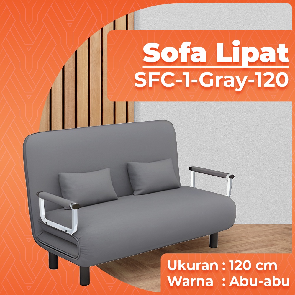 Jual Sofa Bed Lipat Minimalis Sofa Kasur Lipat Sofa Lipat Ukuran 120CM ...
