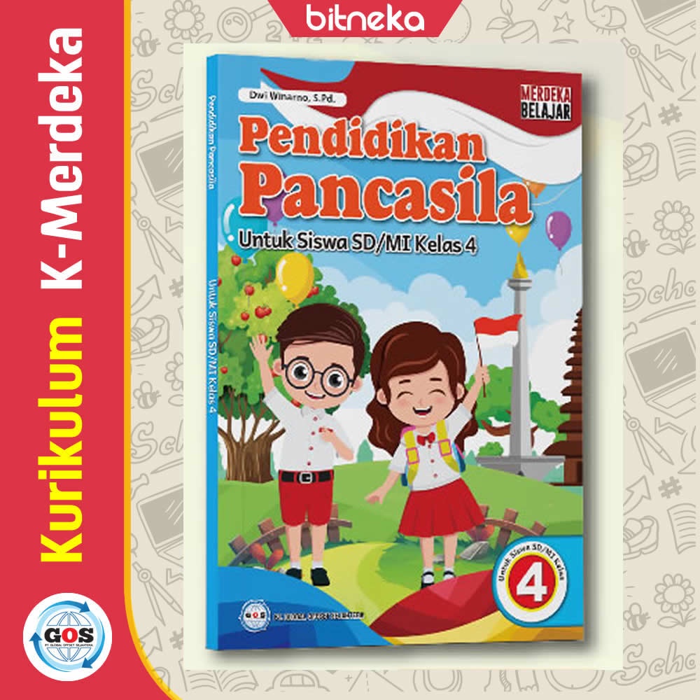 Jual Buku Siswa Pendidikan Pancasila SD/MI Kelas 4 Kurikulum Merdeka - GOS | Shopee Indonesia