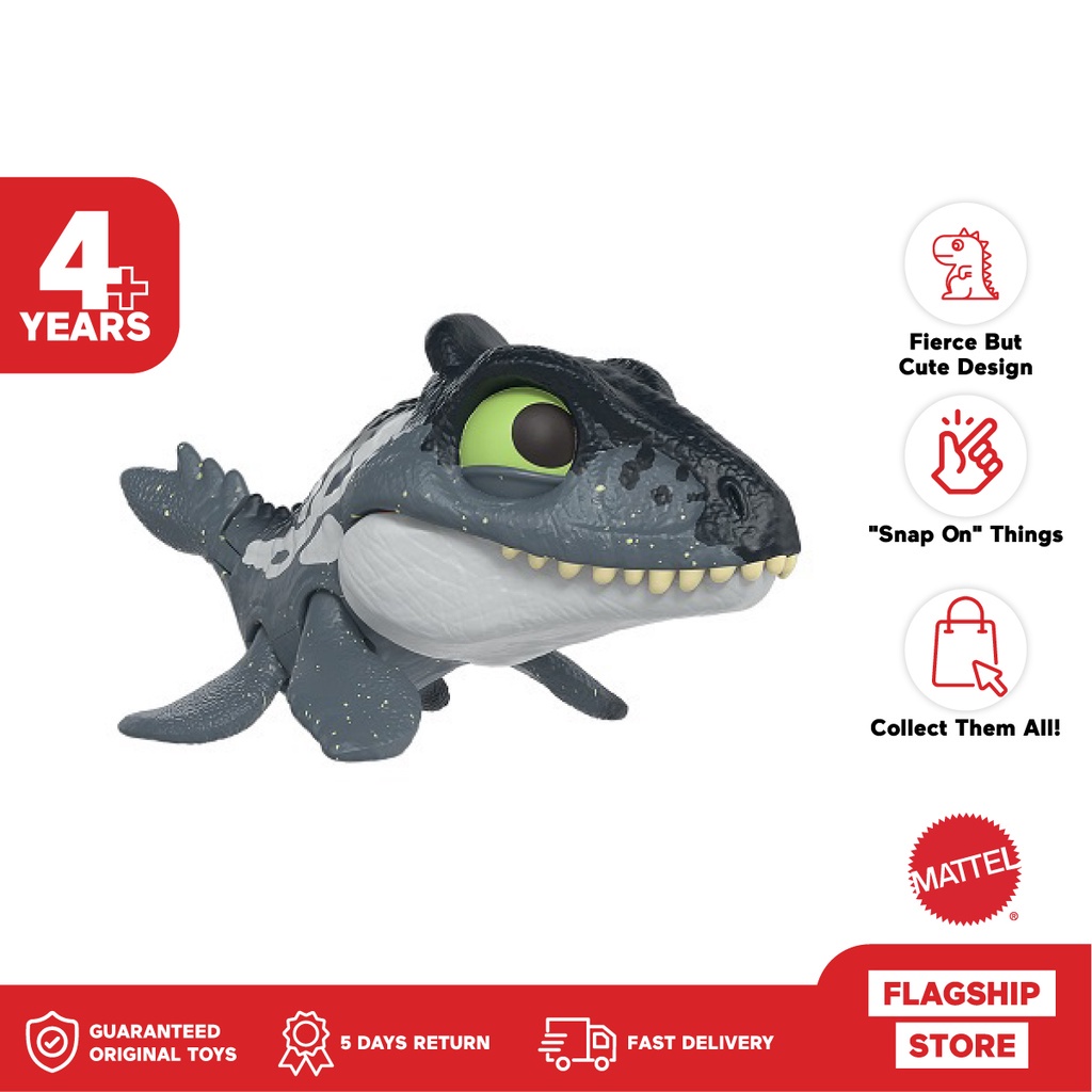 Jual Jurassic World Snap Squad Attitudes Mosasaurus - Mainan Action ...
