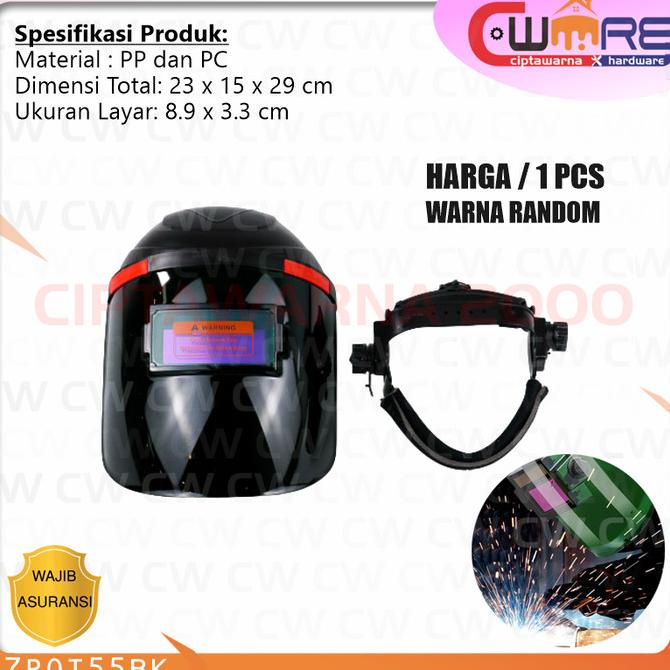 Jual Topeng Las Automatis - Kedok Las Otomatis - Helm Las Autodark ...