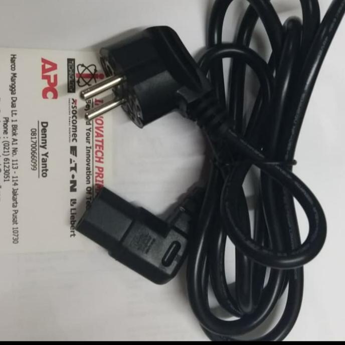 Jual Kabel Power Model L Cable Input C13 Schuko Rack Rak Server ...