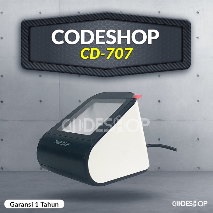Jual 2D Desktop Barcode Scanner Codeshop CD707 Scan Layar Hp | Shopee ...