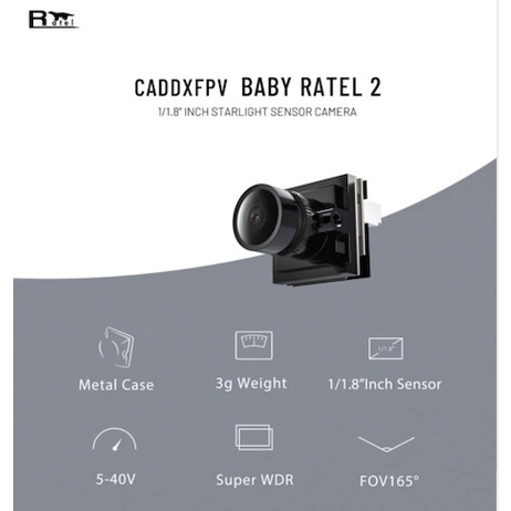 Jual Bestseller Caddx Baby Ratel 2 (Low Latency Day And Night Camera ...