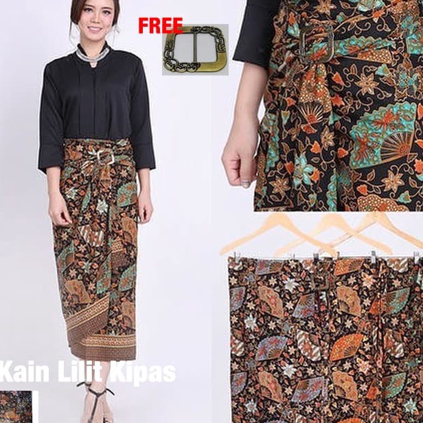 Jual New!! Kain rok lilit kipas / rok wisuda / kondangan / kain lilit ...