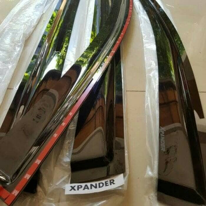 Jual Talang Air Hujan Side Visor Mitsubishi Xpander Acrylic Model Slim 3M | Shopee Indonesia