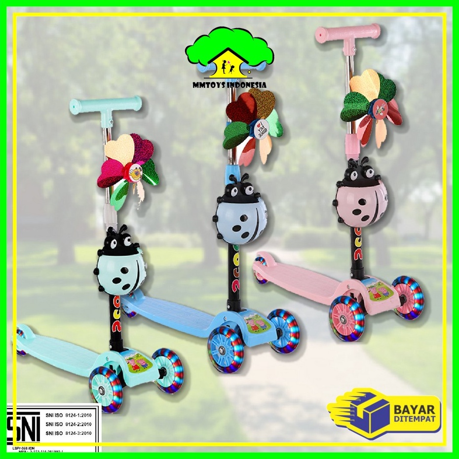 Jual Terjangkau5m0La MI-M95 Mainan Otopet Scooter Anak Otoped Kumbang ...