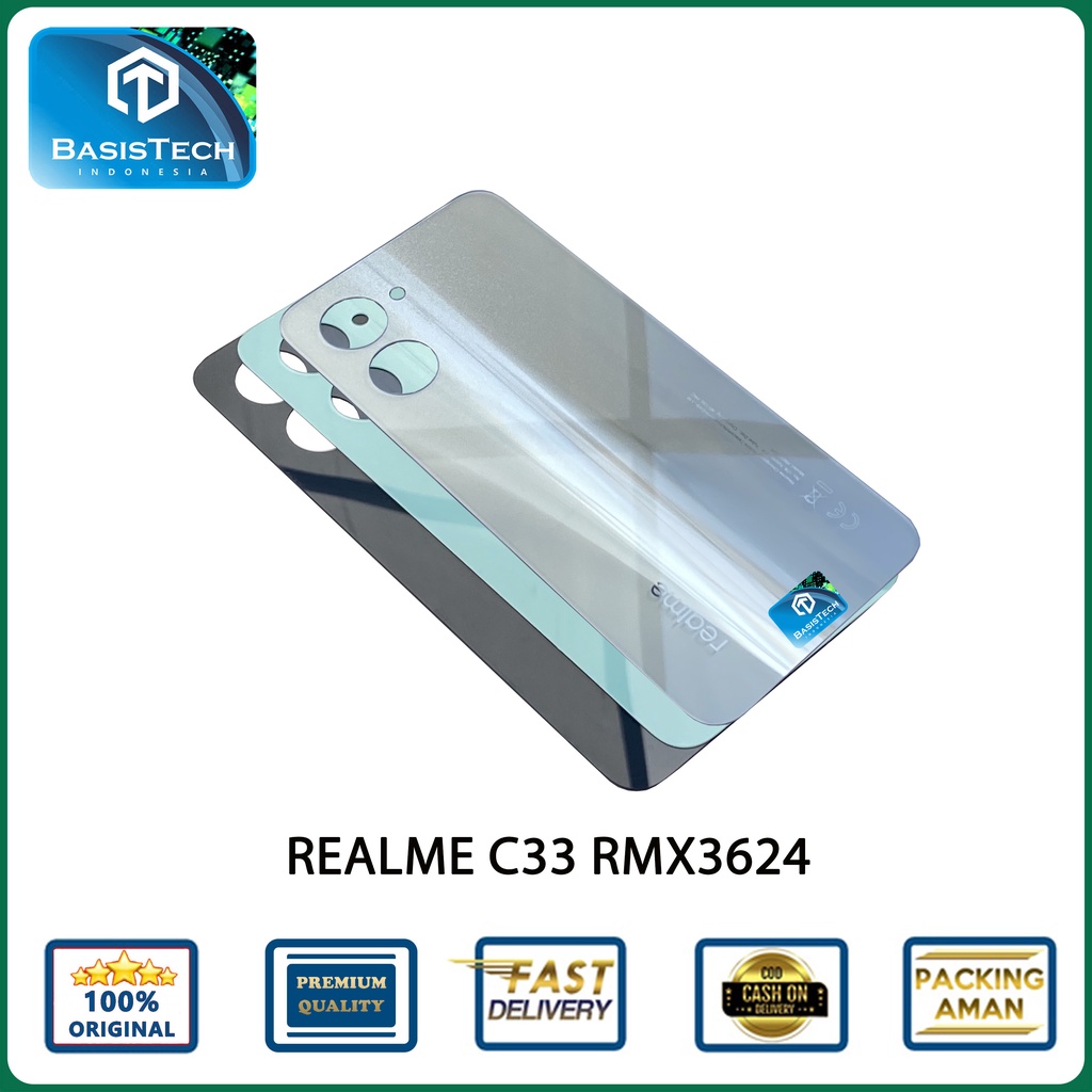 Jual BACKDOOR REALME C33 RMX3624 - BASISTECH ORIGINAL QUALITY | Shopee ...