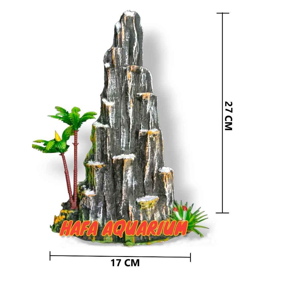 Jual Hiasan akuarium dan ornamen aquascape Tebing beasar tinggi ...