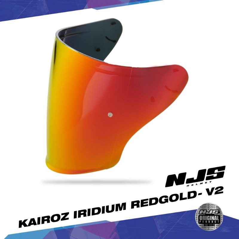 Jual KACA HELM NJS KAIROZ ORIGINAL V2 | Shopee Indonesia
