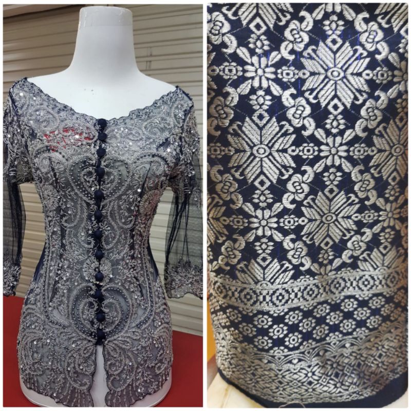 Jual setelan payet rok songket/kebaya modern | Shopee Indonesia