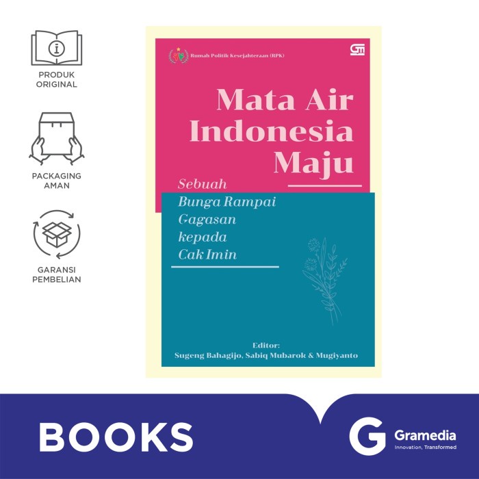 Jual HOT SALE!!! MATA AIR INDONESIA MAJU - SEBUAH BUNGA RAMPAI GAGASAN ...