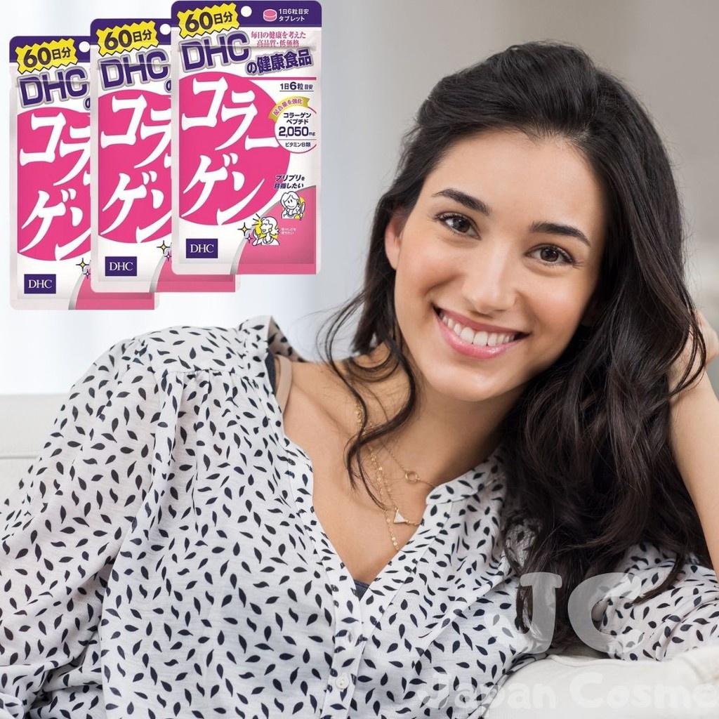 Jual DHC collagen vitamin C 2050mg beauty suplement produk jepang ...