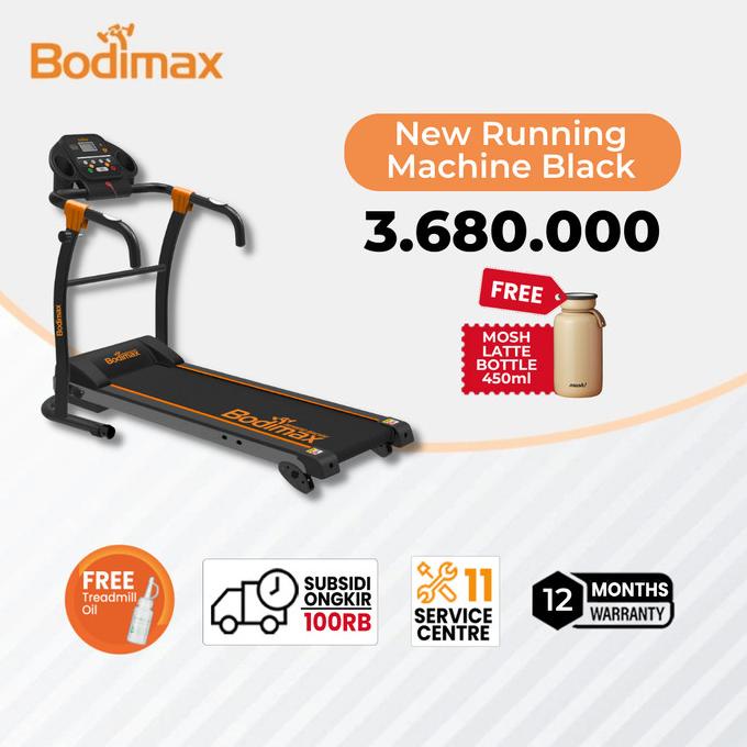 Jual Alat Fitness Treadmill Elektrik Listrik BODIMAX NEW RUNNING ...