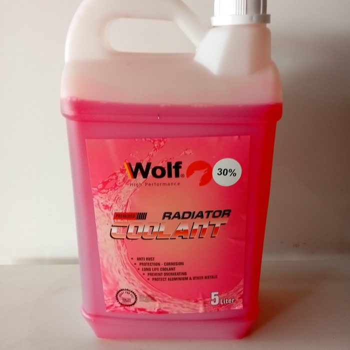 Jual Air Coolant Radiator Wolf Red 5 Liter Kode 198 | Shopee Indonesia