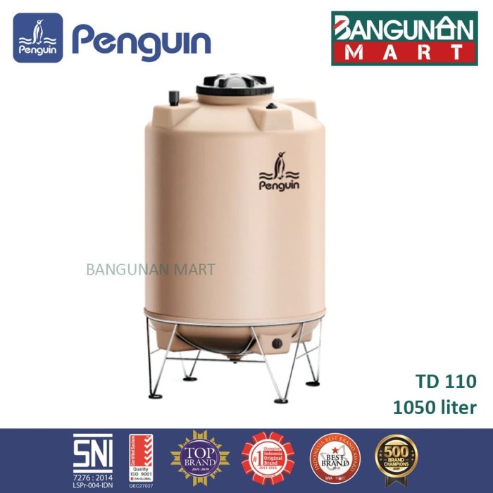 Jual Bestseller Toren Tangki Air Total Drain Penguin Kapasitas 1050 ...