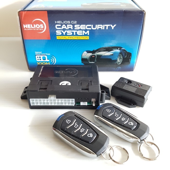 Jual Bestseller Alarm Mobil Helios G2 Universal + Sensor Getar | Shopee ...