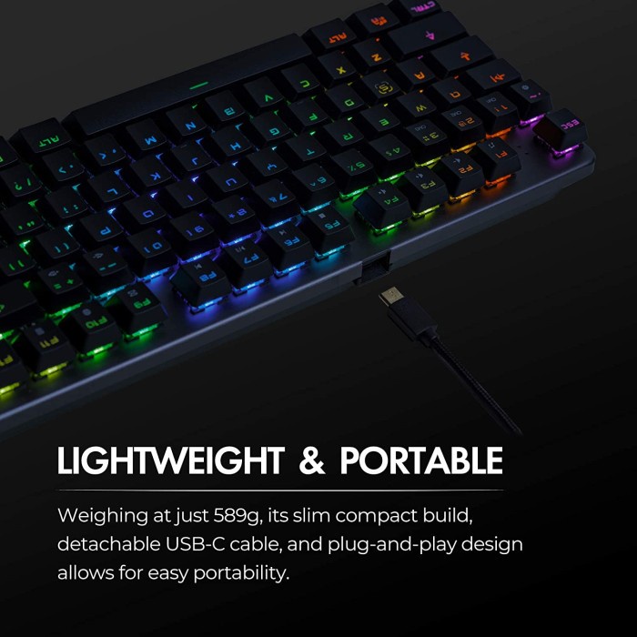 Jual Tecware Phantom L 87 Rgb (Low Profile Otemu Switch) Gang Keyboard ...