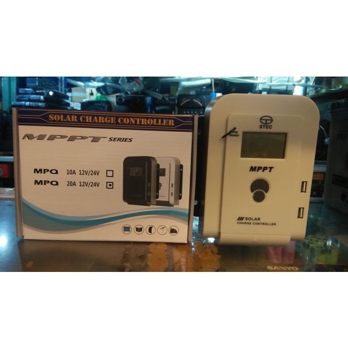 Jual Bestseller Solar Charge Kontroler Controller Mppt Stec 12V 24V 20A ...