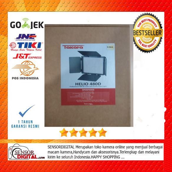 Jual BARU !!! TAKARA HELIO 480D Bi Color LED Lighting Studio Video ...