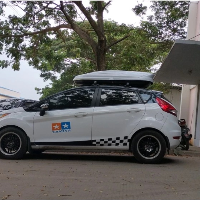 Jual Roof Box Roofbox Bagasi Atas Mobil Glossy Slim El Kanaka An Otora ...