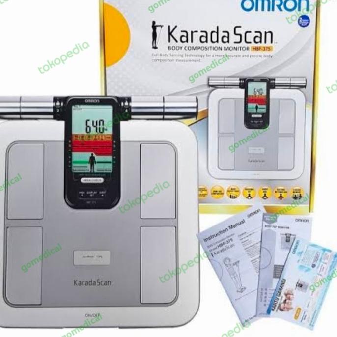 Jual Timbangan lemak Omron karada scan body Composition HABF-375 ...