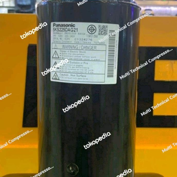 Jual KOMPRESSOR/COMPRESSOR PANASONIC 5KS225/5KS225DAG21 2.5PK R410A ...