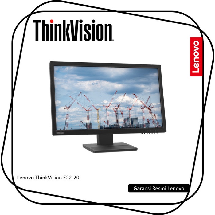 Jual Lenovo ThinkVision E22-20 I 21.5" FHD Monitor I HDMI cable ...