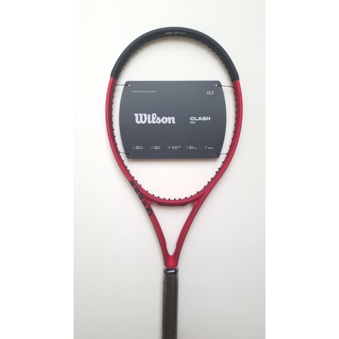 Jual Wilson CLASH 100 v2 295g 16x19 Tennis Racket Raket Tenis | Shopee Indonesia