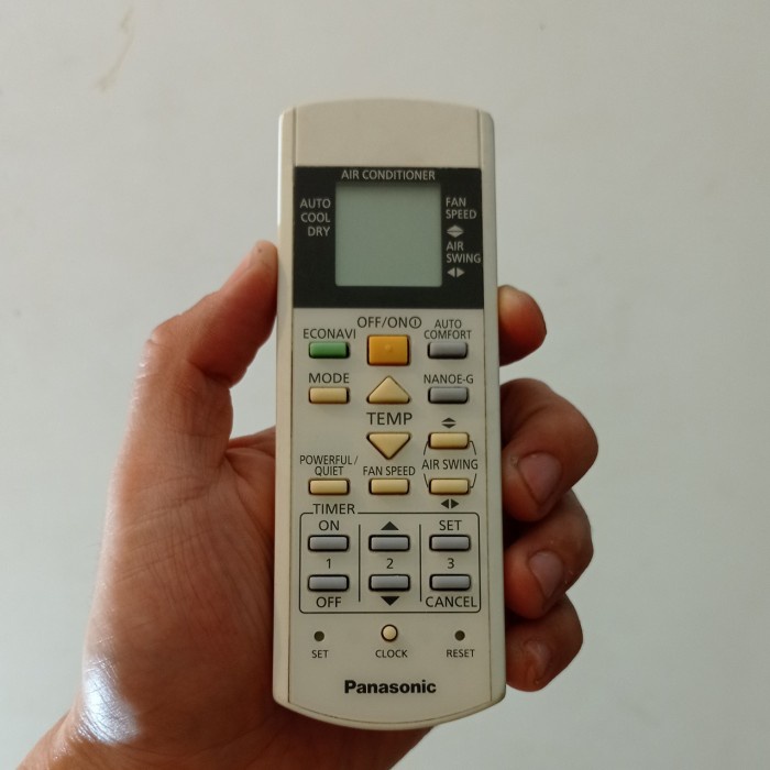 Jual Remot Remote AC Original Panasonic EcoNavi Auto Comfort Nanoe-G ...