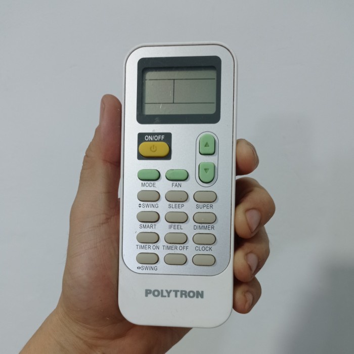 Jual Remote Remot AC Original Polytron Double Swing J1-05(E) | Shopee ...