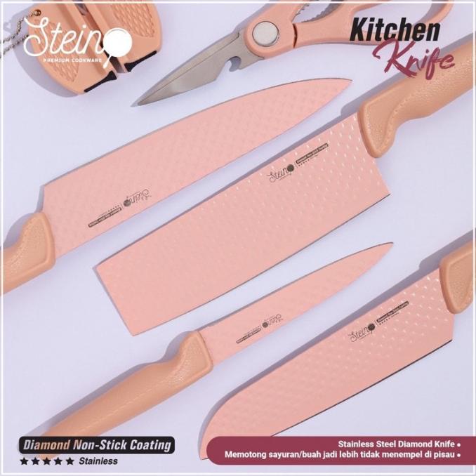 Jual Stain Cookware Pisau Set Diamond Knives Piso Steincookware ...