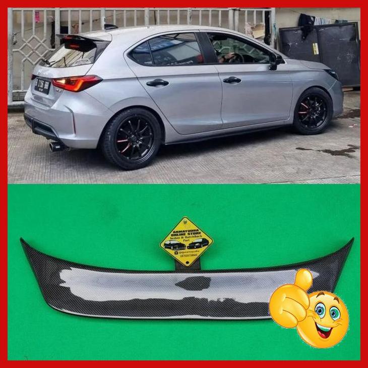 Jual [AYD] SPOILER SPOON CARBON HONDA CITY HATCHBACK RS GN5 | Shopee ...