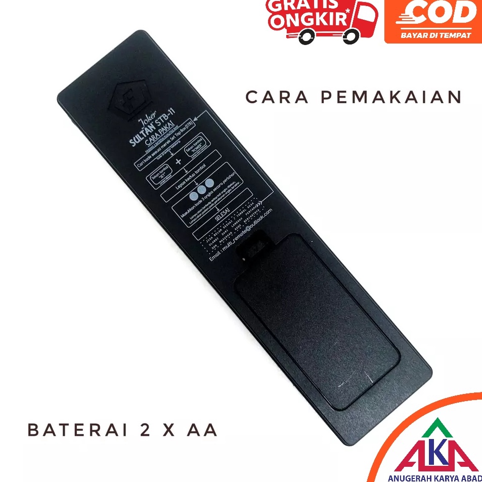 Jual PTFT5513 JOKER SULTAN 11 Remot STB Universal Remote Set Top Box ...