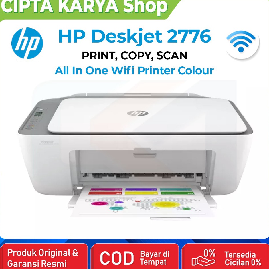 Jual Produk HP Deskjet Ink Advantage 2776 All In One Printer (Print ...