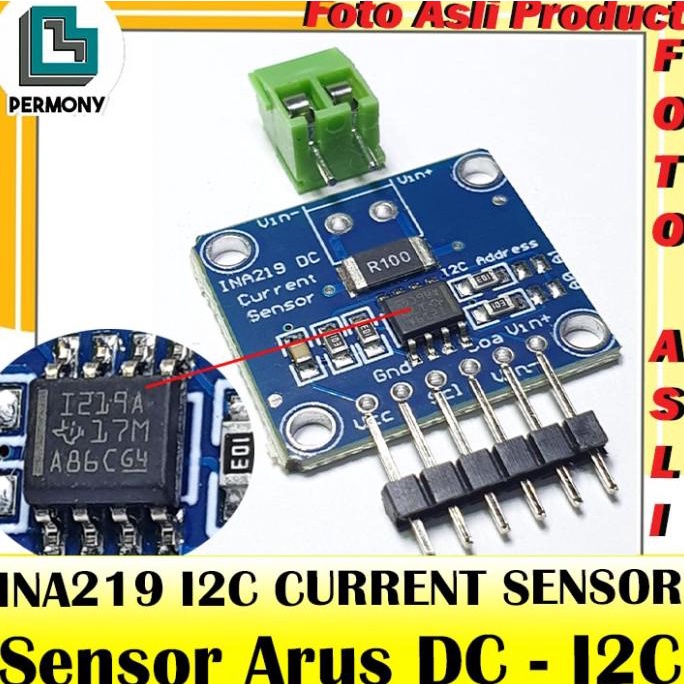 Jual INA219 I2C IIC Bi-Directional DC Current Power Supply Sensor ...