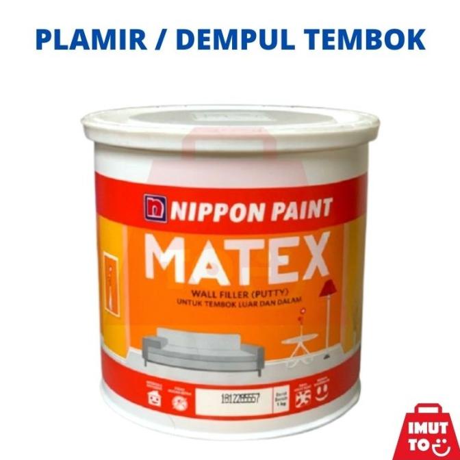 Jual Produk Terbaik] PLAMIR / DEMPUL TEMBOK MATEX 1 KG (MJS) WALL FILLER NIPPON PAINT KILO ...