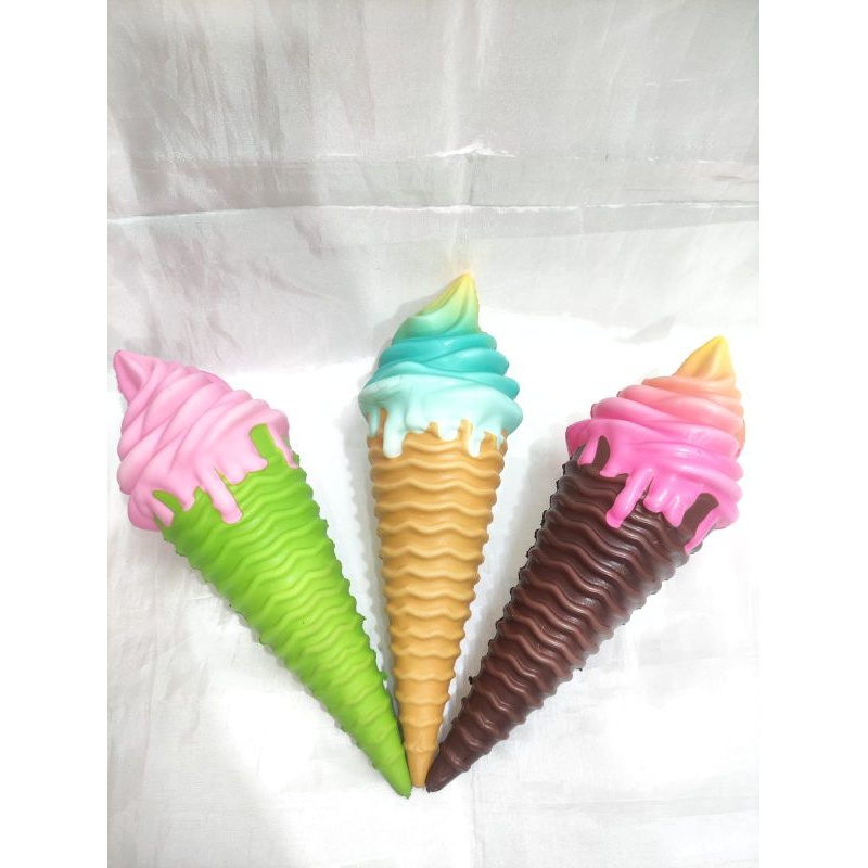 Jual Squishy Ice Cream Cone Jumbo! Besar(Big) | Shopee Indonesia