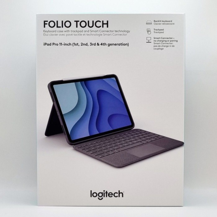 Jual iPad Pro 11 inch 1st 2018 & 2nd 2020 Logitech Folio Touch Keyboard ...