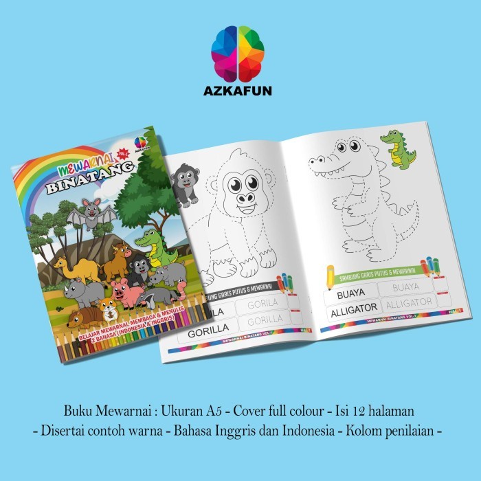 Jual FLASH SALE!!! PAKET 24 BUKU MEWARNAI VOL 1 FULL COLOUR - BUKU ...