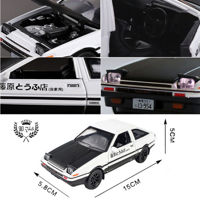 Jual MUST HAVE!! DIECAST MOBIL MINIAUTO 1:28 TOYOTA AE86 TRUENO INITIAL ...